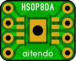 ★hsop 8★ピッチ変換基板（6枚入） Aitendo