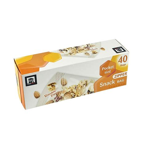 Zipper Snack Bags 40pc Osbro Home
