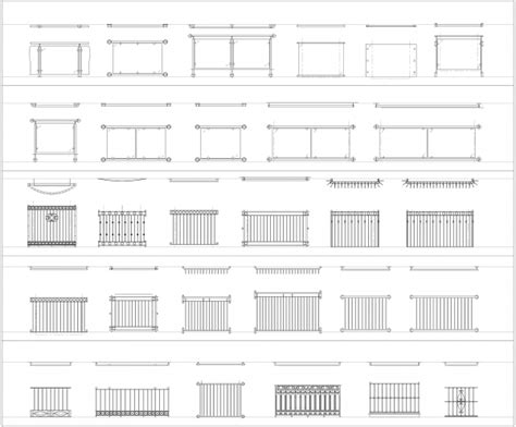 Juliet Balcon Blocs Dao Dwg Cadblocksfree Thousands Of Free Autocad Drawings