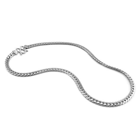 7 Mm 56cm Herre 100 925 Sterling Sølv Anheng Hals Vicedeal