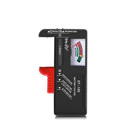 Portable Lithium Battery Capacity Tester Digital Display Bt 168 Checkered Load Analyzer Aaa Aa