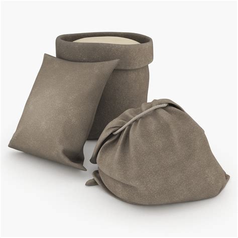 3d Set Of Sackes Turbosquid 1967213
