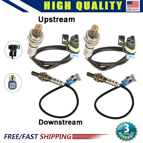 Chevy Silverado O2 Sensors Set Of 4 O2 Oxygen Sensors Upstream