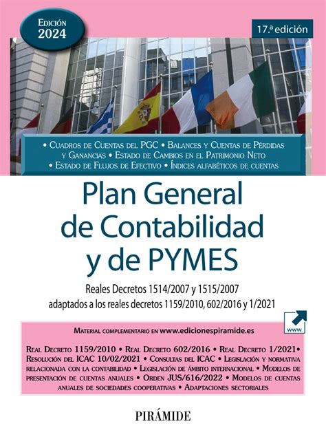 Libro Plan General De Contabilidad Y De Pymes Reales Decretos 1514
