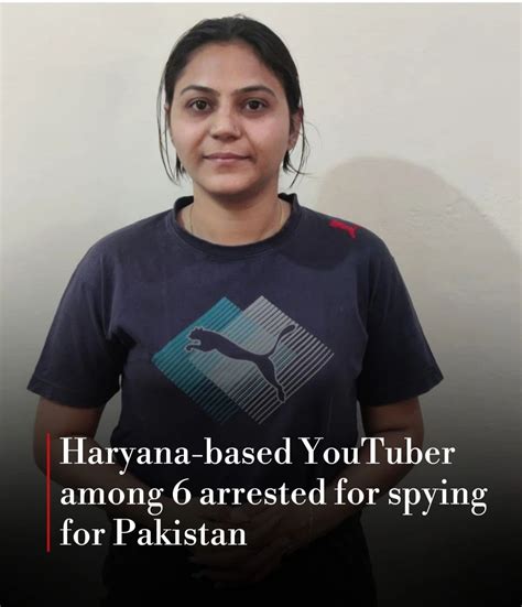 Indian Youtuber And Blogger Arrested For Spying For Pakistan Sourabh