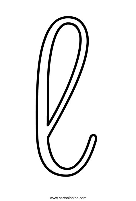 Letra L Para Imprimir Minuscula La Letra L Se Puede Llegar A