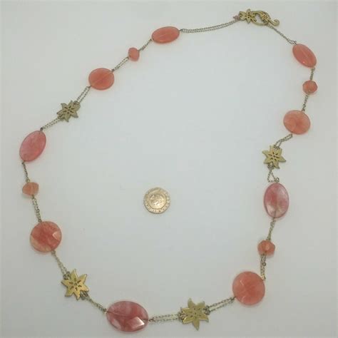 Beautiful Vintage Liz Claiborne Long Necklace Depop