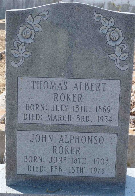 John Alphonso Roker 1903 1975 Find A Grave Memorial