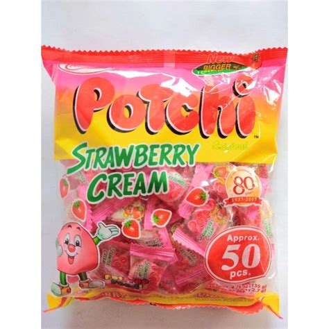 Potchi Strawberry Cream Potchi Stawberry Cream Gummy Candy Ebnc