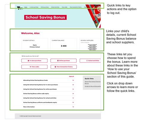 School Saving Bonus Nossal High School