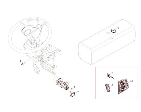 Faw Jh6 460 Truck Ignition Switch Assembly3704g01 6k9