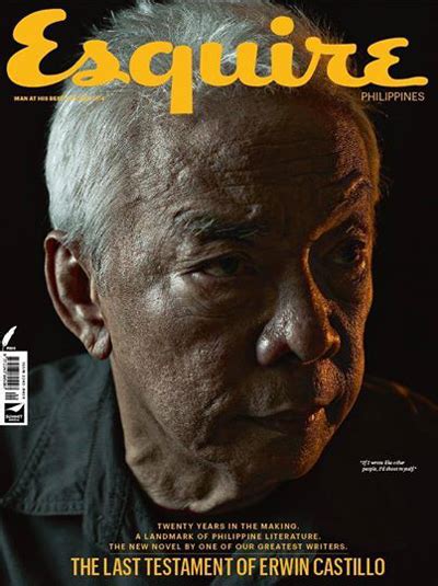 Erwin Castillo Fronts Esquire This October