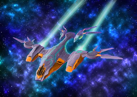 Cormorant Class Starship By Qualinwraith On Newgrounds