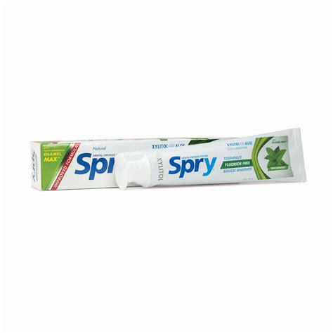 Spry Toothpaste Spearmint No Fluoride