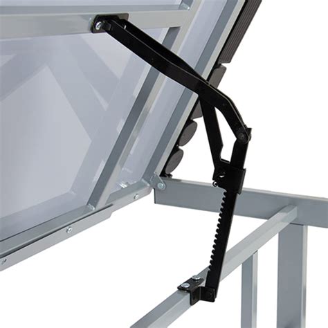 Sinoart Glass Top Drafting Table Artsavingsclub