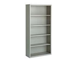 Hl8000 5 Shelf Metal Bookcase 72h