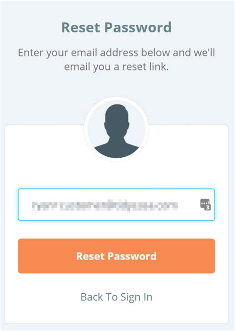Reset Password Email Field Tidy Casa