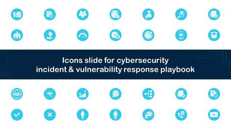 Icons Slide For Cybersecurity Incident And Vulnerability Response