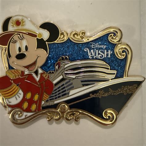 2026 Disney Cruise Line Disney Wish Captain Minnie With Ship Pin Ebay
