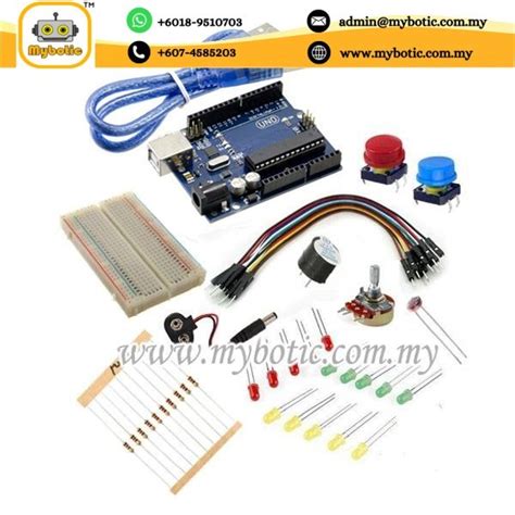 Arduino Uno Compatible R3 Rbt Tingkatan 2 Robotics School Starter Kit Shopee Malaysia