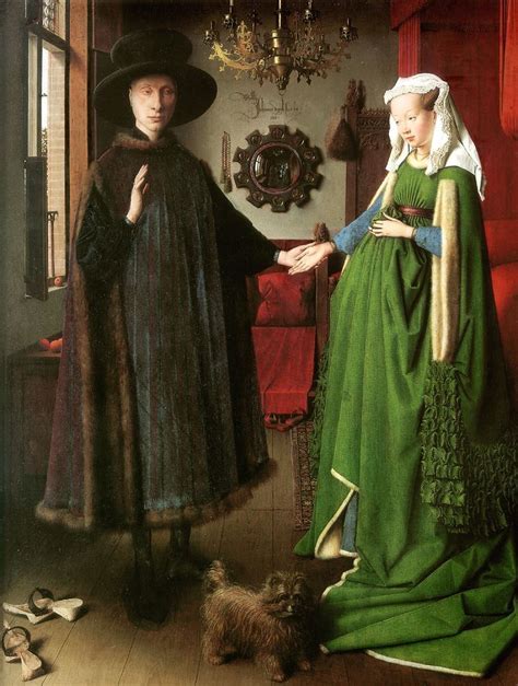 Es Un Cuadro Muy Conocido El Retrato De Giovanni Arnolfini Y Su Esposa