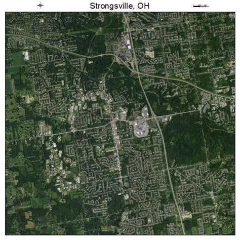Aerial Photography Map Of Strongsville Oh Ohio