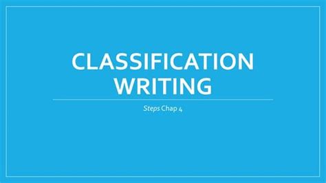 Classification Essay Jadg Pptx Educational Assessment Education