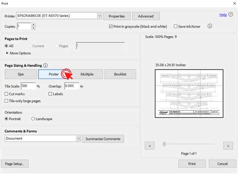 How To Print A1 Size Plans On A Regular Printer Vintage Board Co
