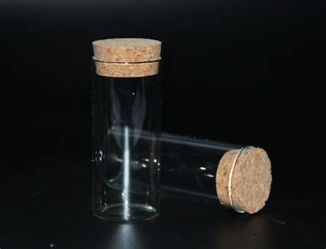 10pcs 3060mm 25ml Clear Test Tube Jars Glass Bott Vicedeal