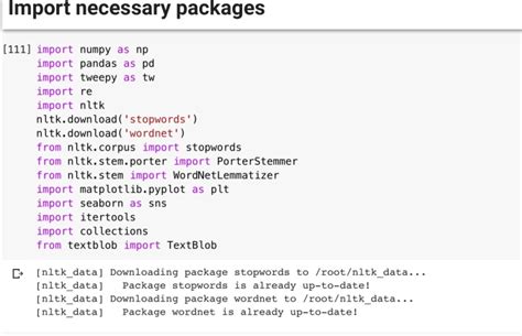 Tweets Analysis Using Tweepy Package Rps Blog On Ai