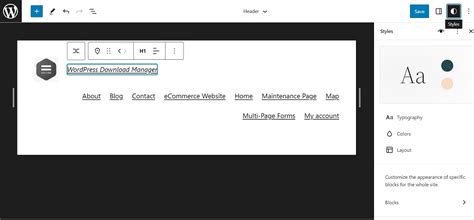 creating and editing wordpress block theme templates and template parts