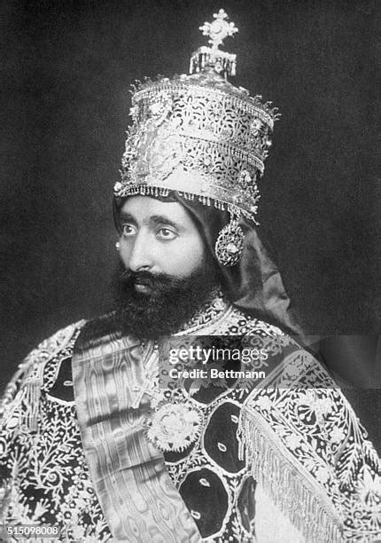 Emperor Haile Selassie I Of Ethiopia Photos And Premium High Res