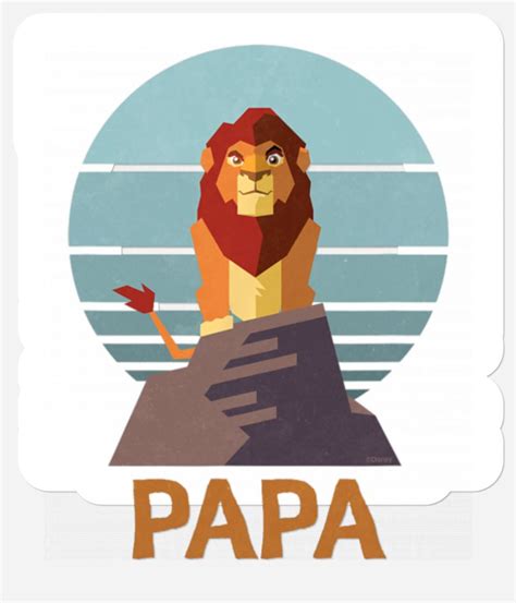 Disney The Lion King Simba Papa Día Del Padre Fathers Day Stickers Id 21363361 By Davisánchez