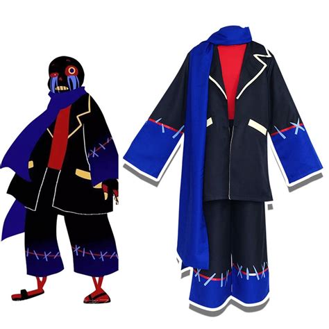 Anime Undertale Error Sans Cosplay Costume Adult Men Game Suit With