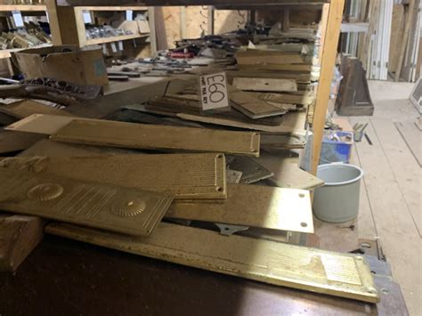 Set Of Beautiful Brass Push Plates Authentic Reclamation