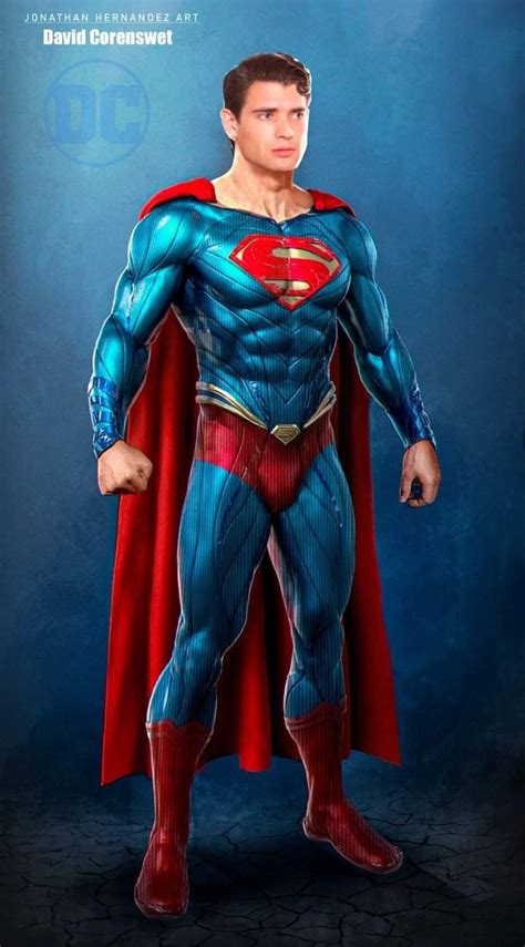 David Corenswet Superman Fan Art Super Herói Capitão America Heróis