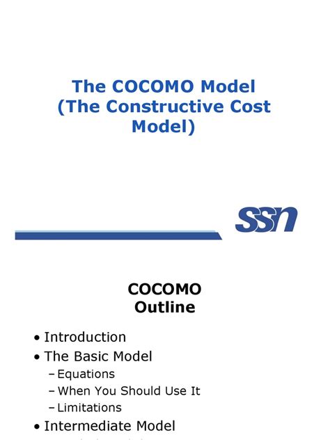 The Cocomo Model The Constructive Cost Model Pdf Software Development Software