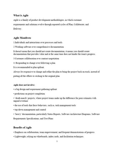 Agile Notes Download Free Pdf Scrum Software Development Agile