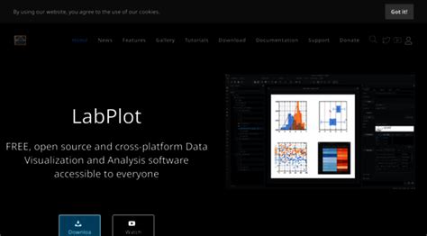 labplot scientific plotting lab plot kde