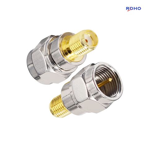 F Type Male To SMA Female RF Coaxial Connector Adapter China F Type To SMA Adapter And RF Adapter