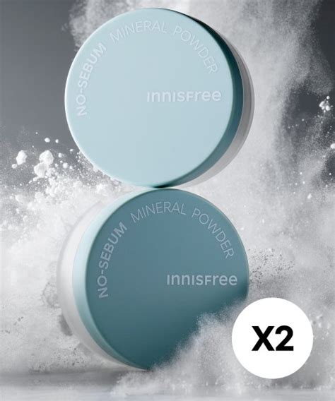 이니스프리 노세범 미네랄 파우더 5g 2개 위시버킷