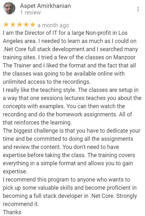 Aspnet Core Mvc Coding Bootcamp