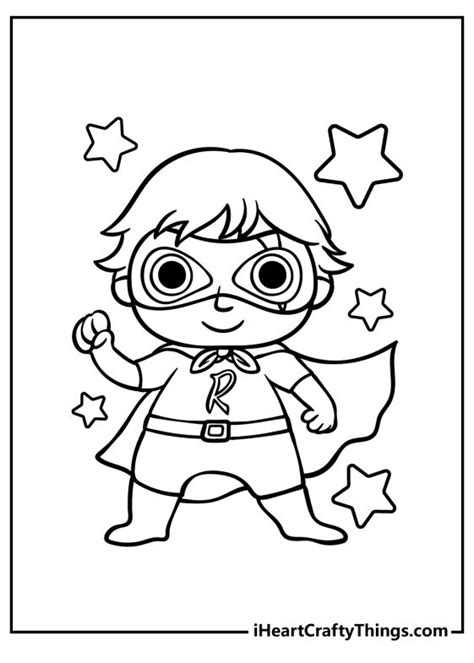 Download And Print Printable Ryan S World Coloring Pages Free Pdf