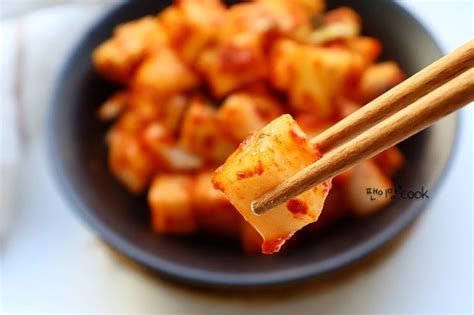 풀없이 맛있게 깍두기 담그는법 담그기 깍두기 레시피 네이버 블로그
