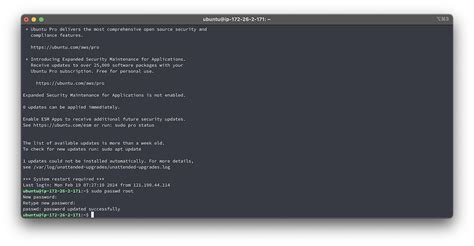 Ubuntu 우분투 Root 계정 비밀번호 설정 — 기록의 아름다움