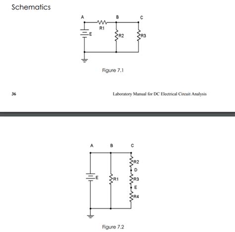 Solved Schematics Figure 71 36 Laboratory Manual For Dc