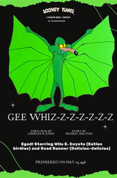 Gee Whiz Z Z Z Z Z Z Movie Poster — Chuck Jones Catalog 2025