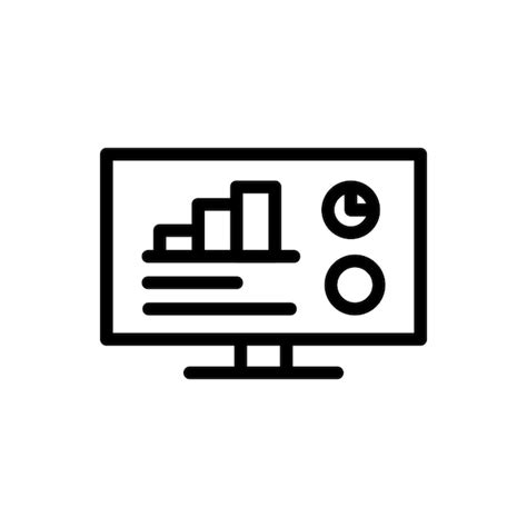 premium vector histogram icon