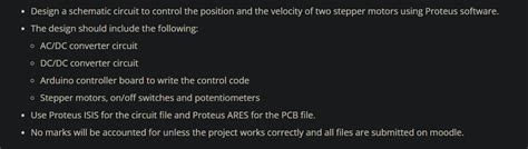 Solved Design A Schematic Circuit To Control The Position Chegg