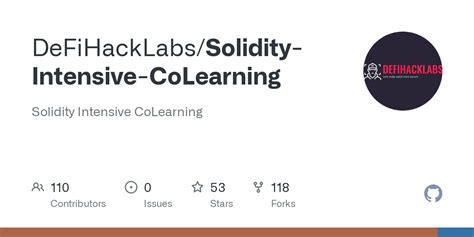 Issues DeFiHackLabs Solidity Intensive CoLearning GitHub